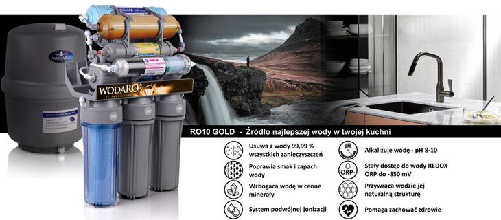 RO10 wodaRO Gold REDOX woda alkaliczna - ERLI.pl