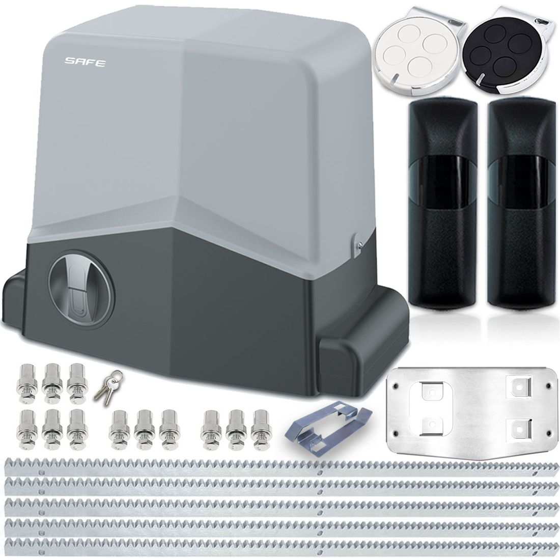 ZESTAW NAPĘD DO BRAMY PRZESUWNEJ do 1000 kg FULL - ERLI.pl