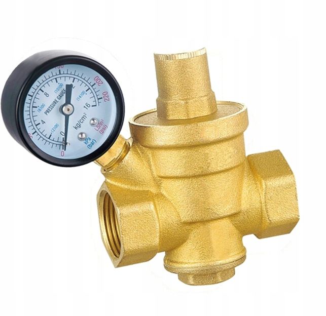 REDUKTOR CIŚNIENIA WODY 1 1/2'' DN40 + MANOMETR – 132574605 - ERLI.pl