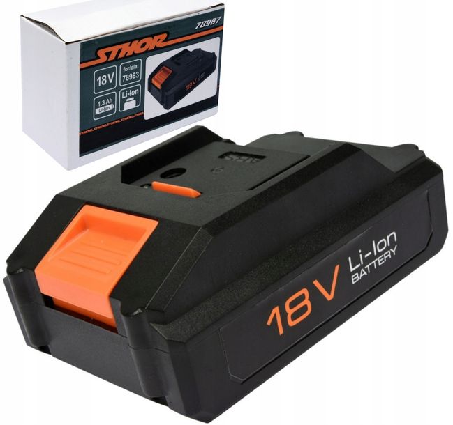 AKUMULATOR LI-ION 18V 1,3 AH DO WKRĘTARKI STHOR – 132580688 - ERLI.pl