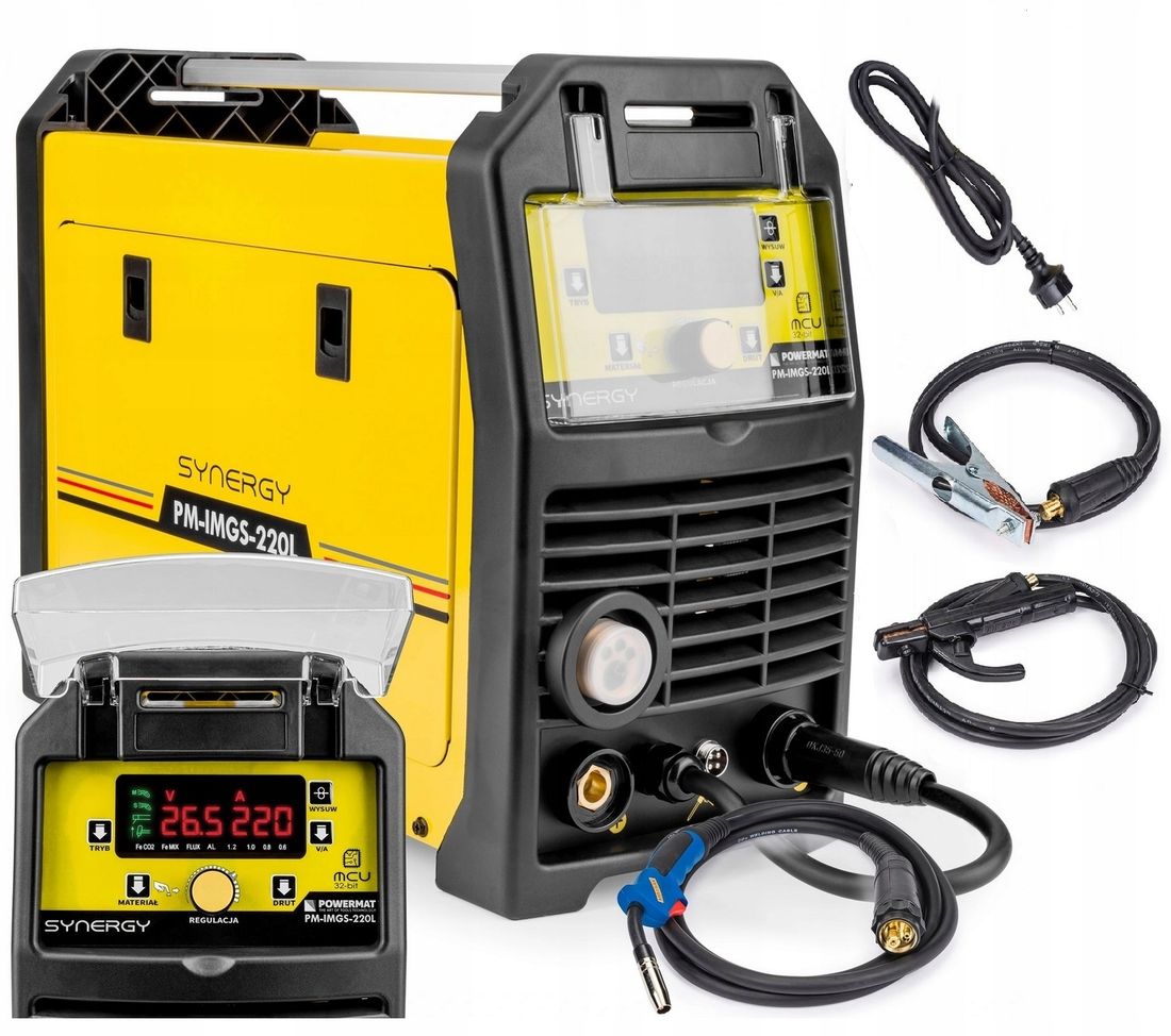 SPAWARKA MIGOMAT MIG MAG MMA LIFT TIG 220 SYNERGIA - ERLI.pl