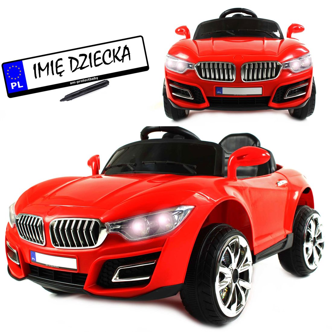 AUTO NA AKUMULATOR PILOT DLA DZIECI CABRIO - ERLI.pl