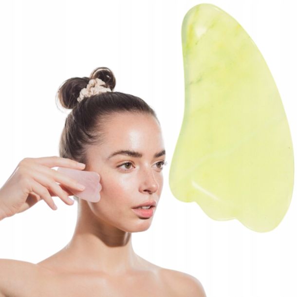 KAMIEŃ JADEITOWY GUA SHA PŁYTKA GUASHA - ERLI.pl KAMIEŃ JADEITOWY GUA SHA PŁYTKA GUASHA - ERLI.pl