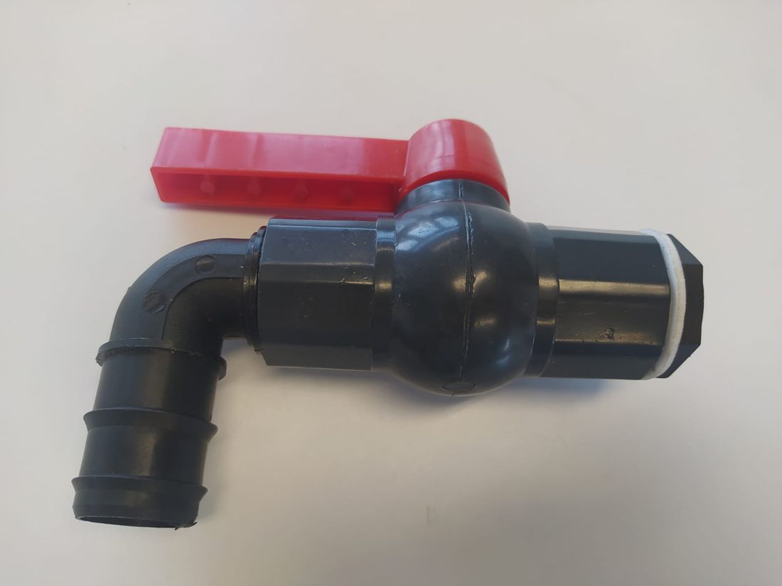 Zawór kulowy do beczki PCV 1″ - ERLI.pl Zawór kulowy do beczki PCV 1″ - ERLI.pl
