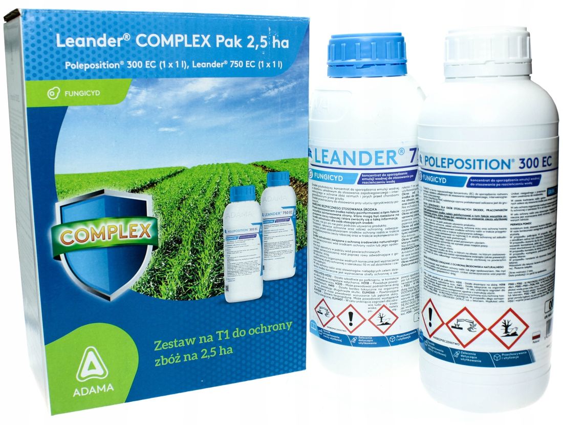 LEANDER COMPLEX PAK ZESTAW DO OCHRONY ZBÓŻ CHOROBY GRZYBOWE ZBOŻA NA 2 ...
