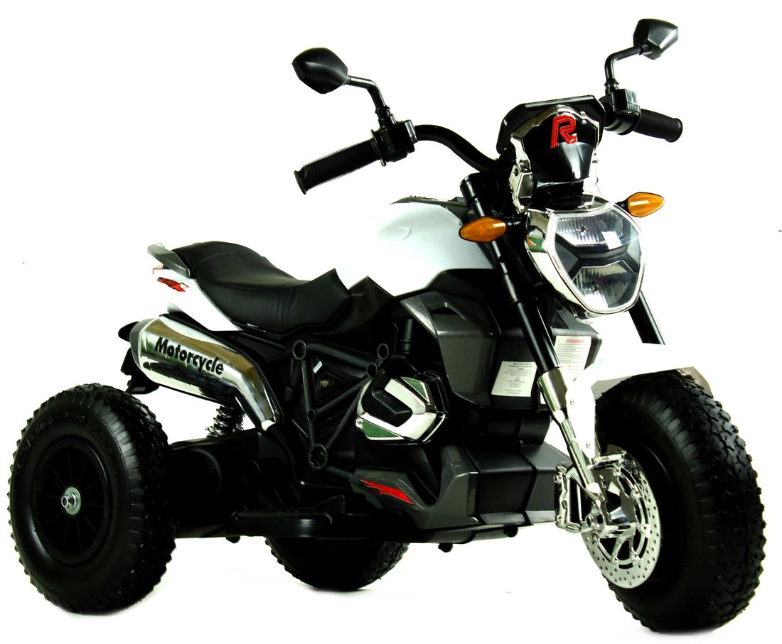 MOTOR Dla Dzieci na akumulator Pompowane koła Skóra - ERLI.pl