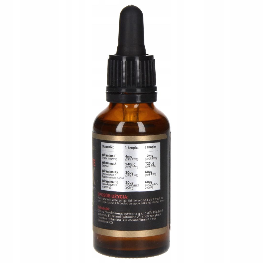 Progress Labs Witamina ADEK FORTE w kroplach 30ml - ERLI.pl