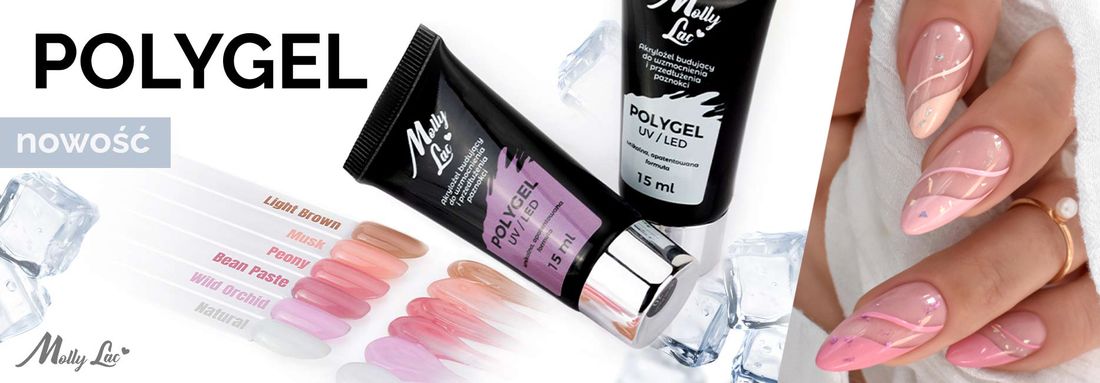 Zestaw akrylożel duży XXL POLY GEL Molly Lac 15g - ERLI.pl