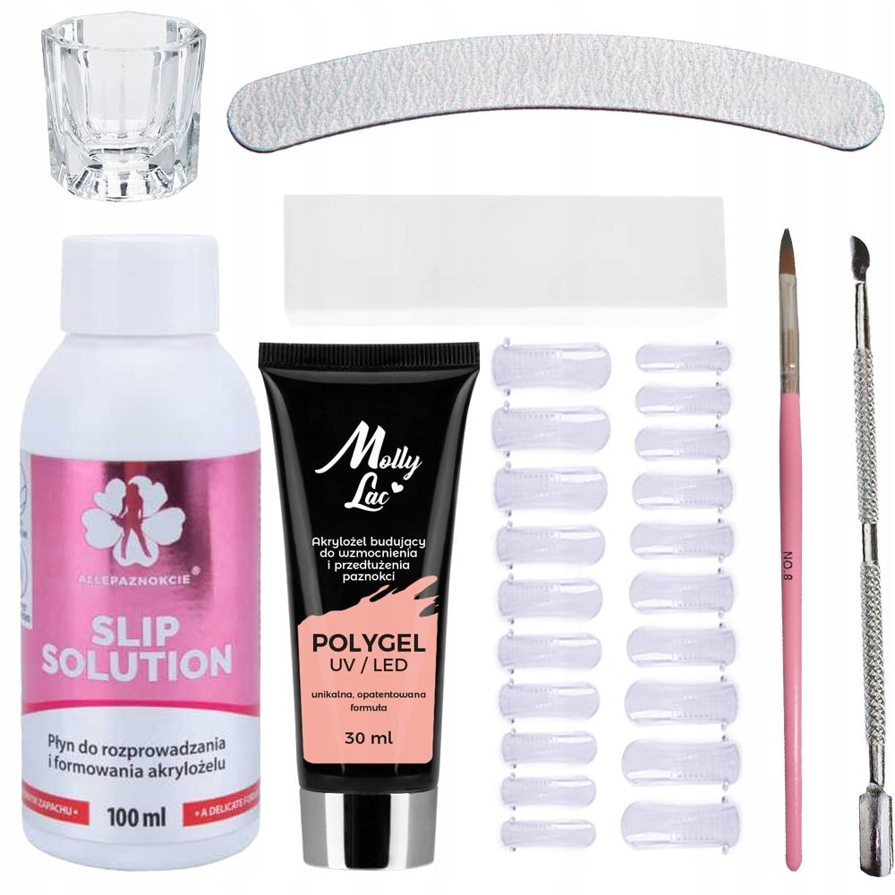 Zestaw akrylożel duży XXL POLY GEL Molly Lac 15g - ERLI.pl