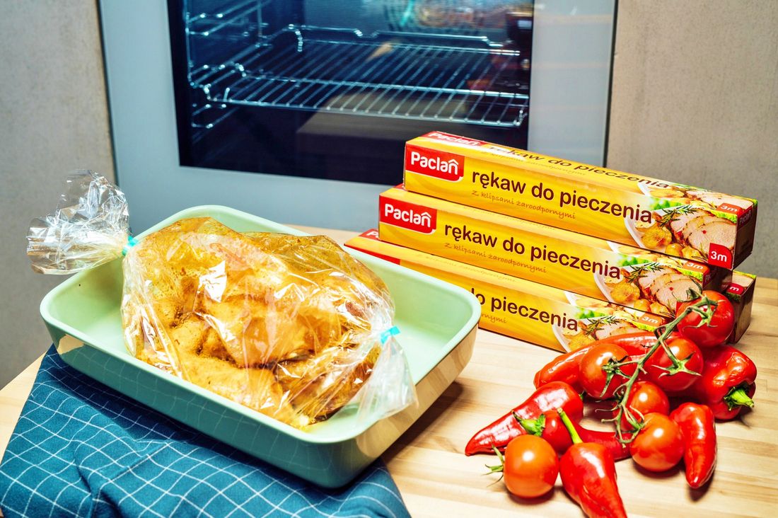 PACLAN Rekaw Do Pieczenia 3 Metry z Klipsami - ERLI.pl