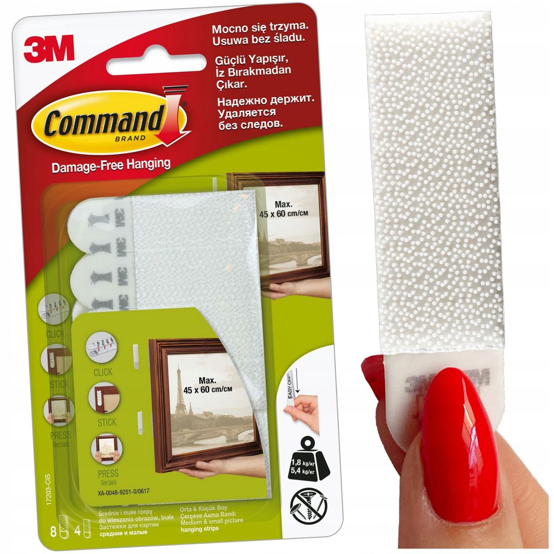 COMMAND 3M RZEPY 8 KPL ŚREDNIE +4 KPL MAŁYCH 17203 - ERLI.pl