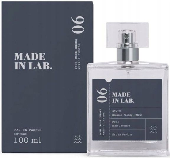 Made In Lab 06 Woda Perfumowana Męska 100ml - ERLI.pl Made In Lab 06 Woda Perfumowana Męska 100ml - ERLI.pl