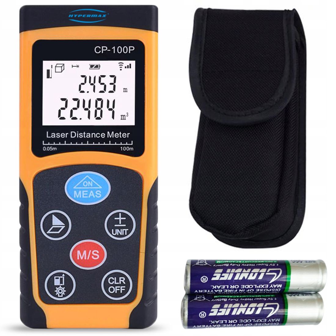 DALMIERZ LASEROWY MIERNIK LCD 100 METRÓW MARKOWY - ERLI.pl