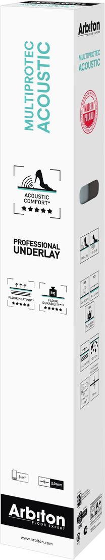 Podkład kwarcowy Arbiton Multiprotec Acoustic 2mm - ERLI.pl
