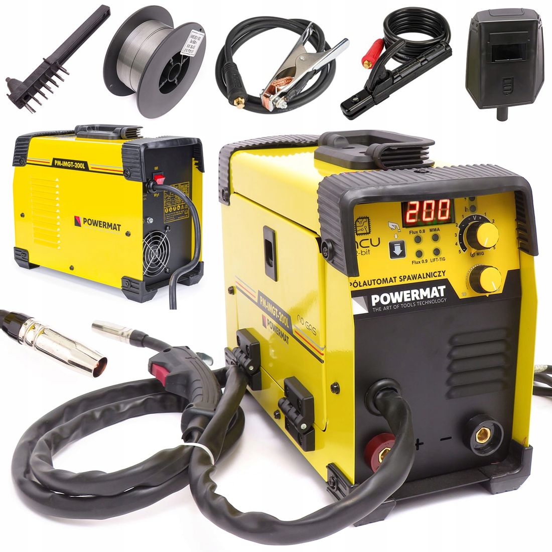 SPAWARKA MIGOMAT MIG MMA TIG 200A INWERTOROWY 3w1 - ERLI.pl