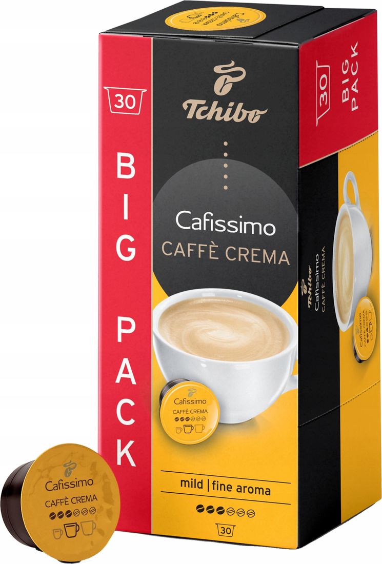TCHIBO CAFISSIMO CAFFE CREMA FINE AROM 30 KAPSUŁEK - ERLI.pl