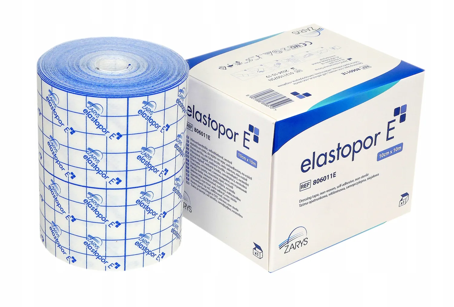 ELASTOPOR taśma opatrunkowa 10 x 10cm 1szt - ERLI.pl