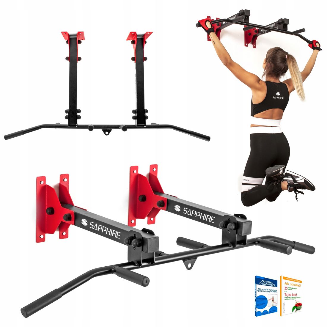 WIELOFUNCYJNY DRĄŻEK XG-170 MONTAŻ DO ŚCIANY i SUFITU 6 uchwytów DO ...