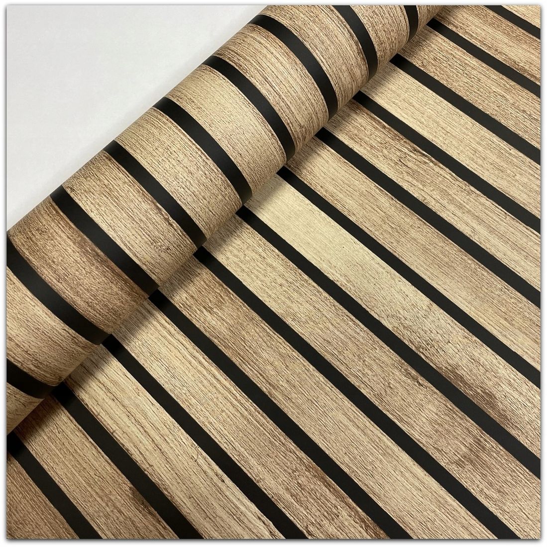 TAPETY Tapeta 3D LAMELE DREWNIANE DĘBOWE LAMELKI - ERLI.pl