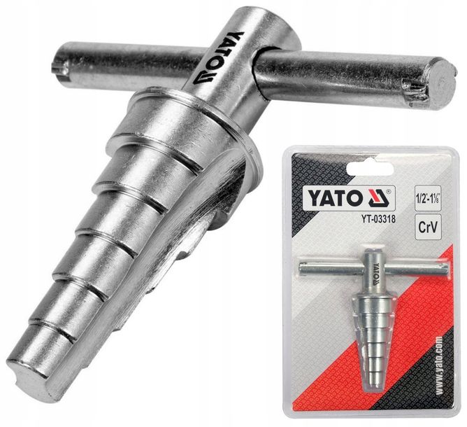 YATO KLUCZ ŚRUBUNKÓW GRZEJNIKÓW RUR STOPNIOWY 1/2' - ERLI.pl