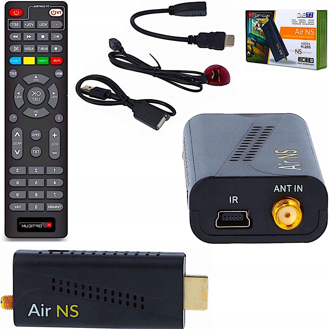 Dekoder DVBT2 Naziemnej HDMI Tuner Mini H.256 HEVC - ERLI.pl