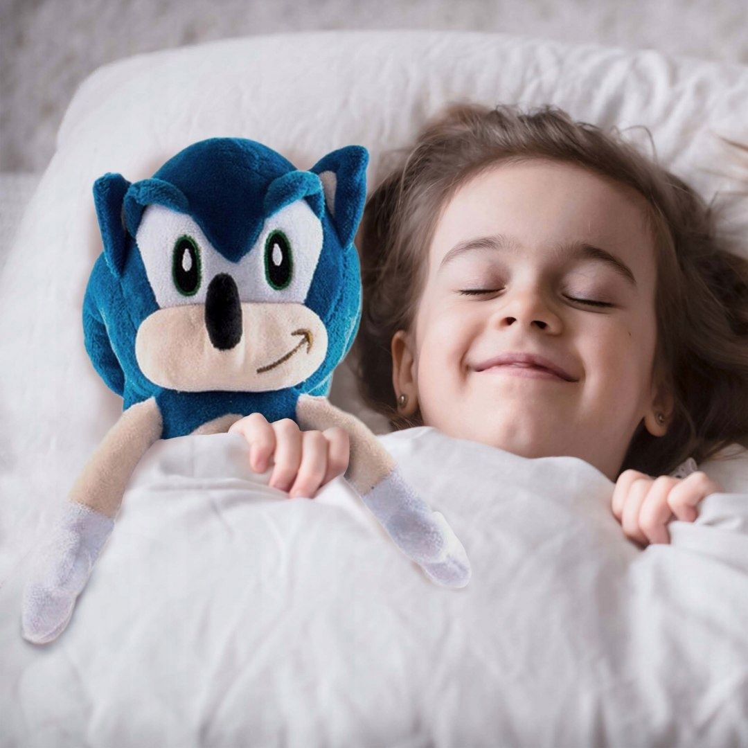 SONIC MASKOTKA DUŻA DLA DZIECI 30CM PREZENT - ERLI.pl
