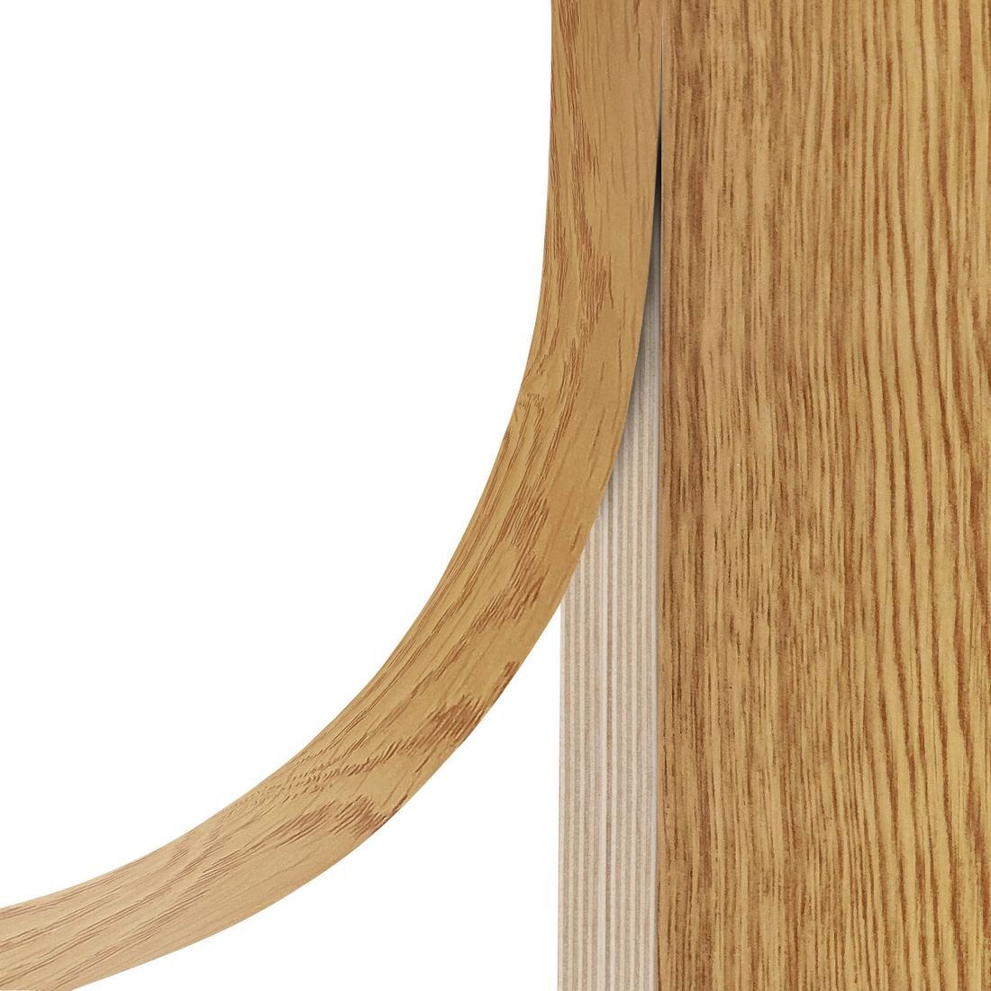 Obrzeże Meblowe Z Klejem Dąb Na Regał Blat Meble Biurko 40mm x 50m - ERLI.pl