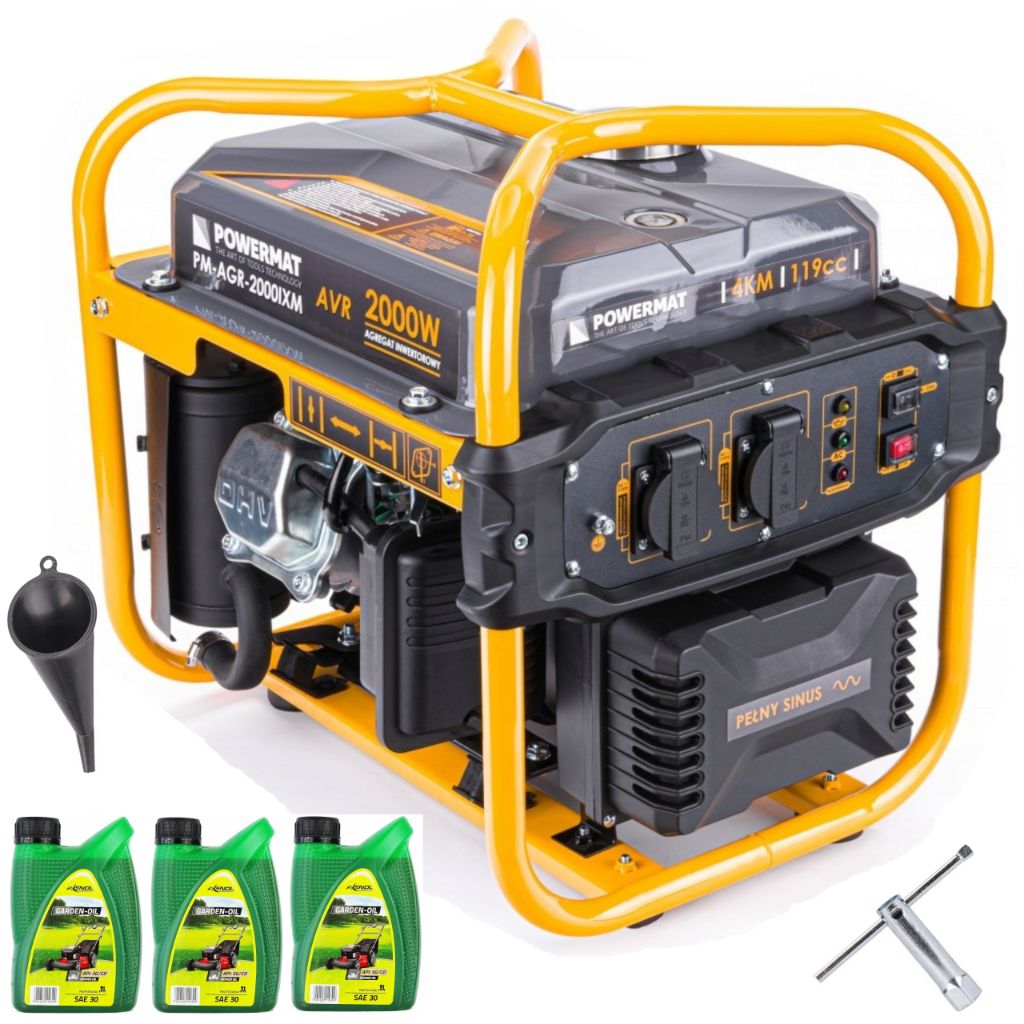 AGREGAT PRĄDOTWÓRCZY GENERATOR INWERTOROWY 2KW - ERLI.pl