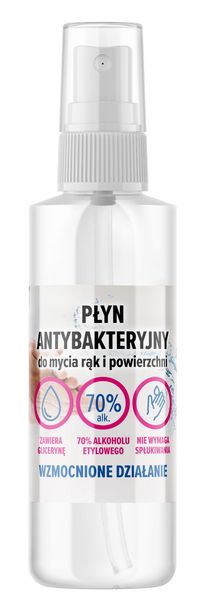 BORTEX Płyn Antybakteryjny do Rąk 70 % alk. 100 ml - ERLI.pl