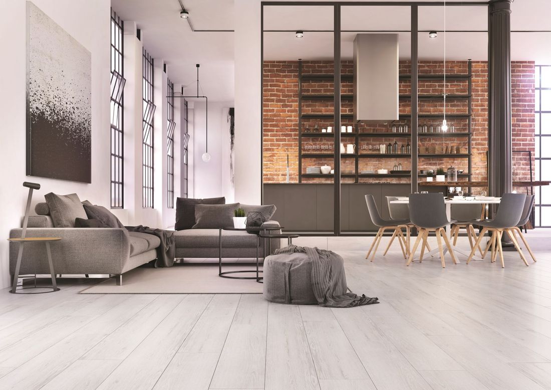 Gres drewnopodobny, WESTWOOD BIANCO, płytka deska - ERLI.pl