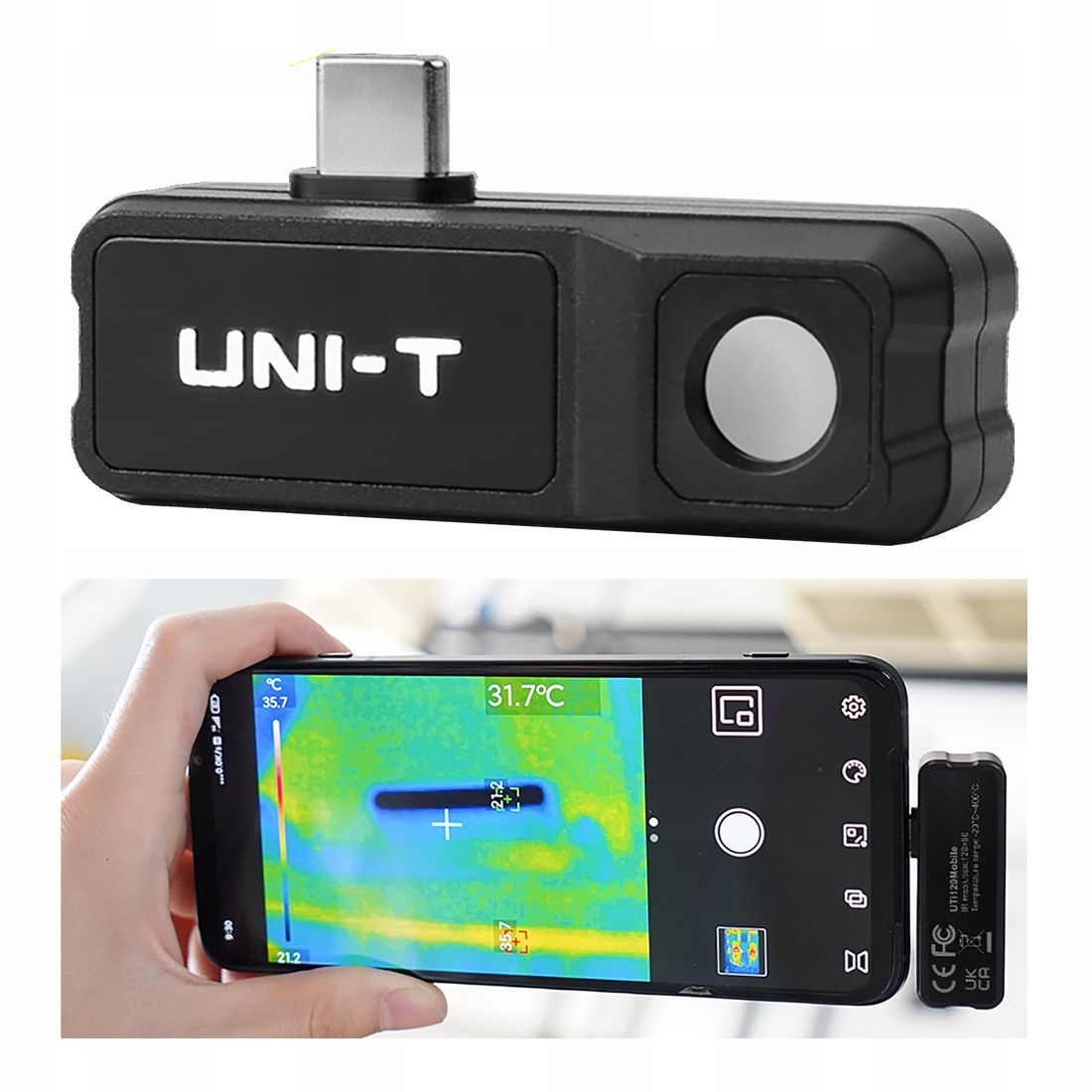 Kamera TERMOWIZYJNA mobilna UNI-T USB Android – 135219623 - ERLI.pl