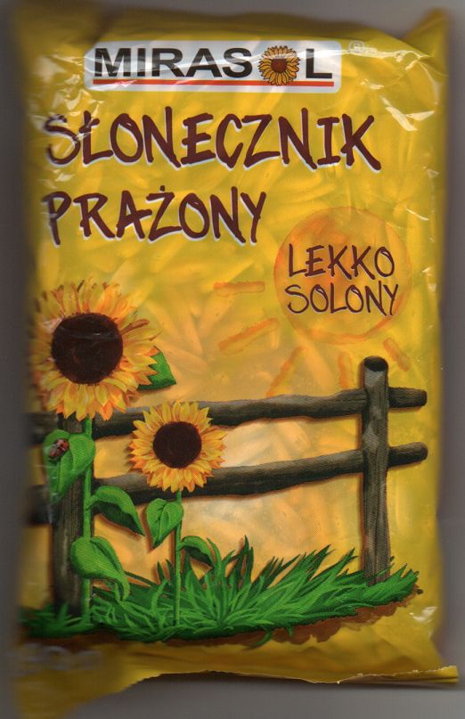SŁONECZNIK PRAŻONY 190g. LEKKO SOLONY MIRASOL - ERLI.pl