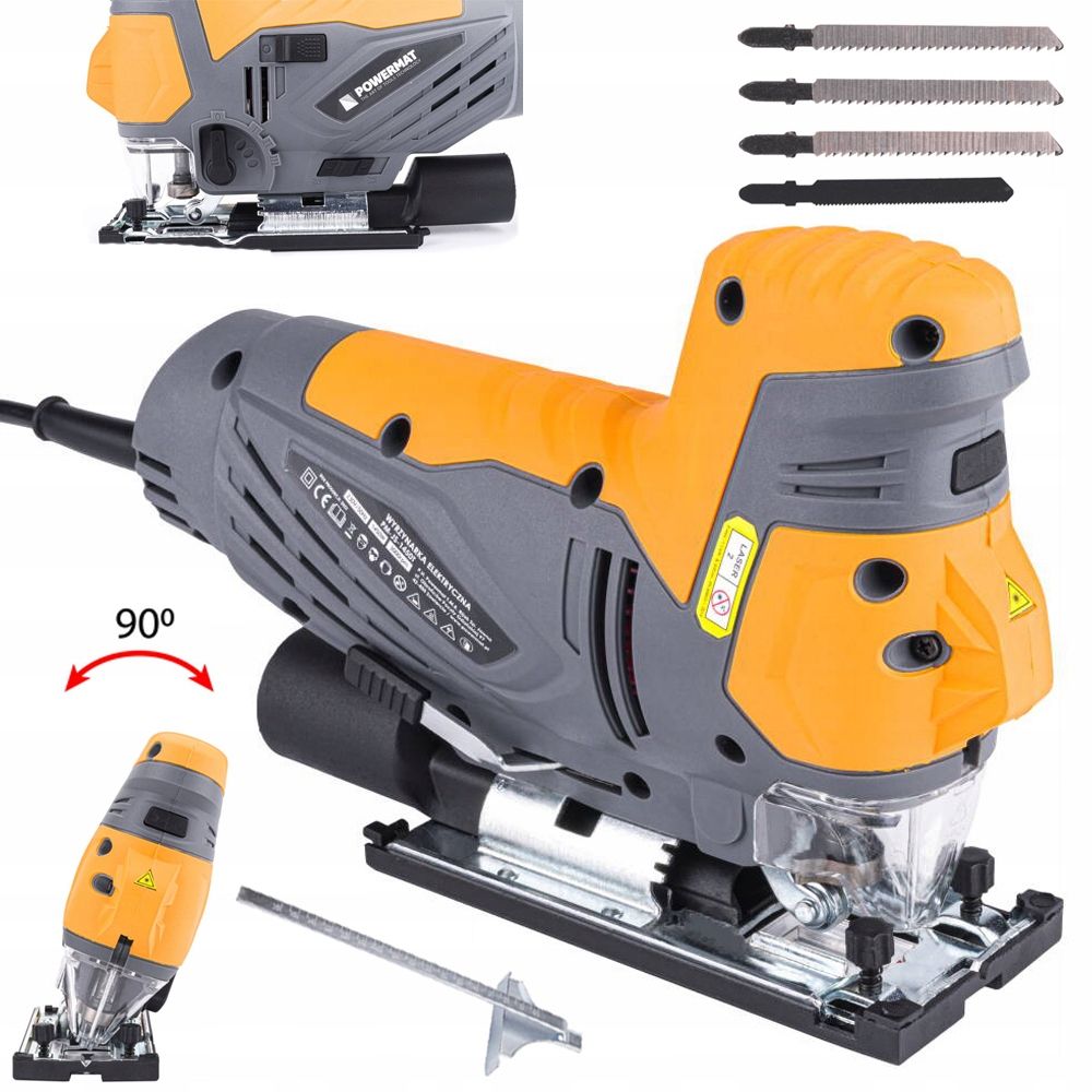 WYRZYNARKA PIŁA DO DREWNA 1450W Z LASER LED NOŻYKI - ERLI.pl