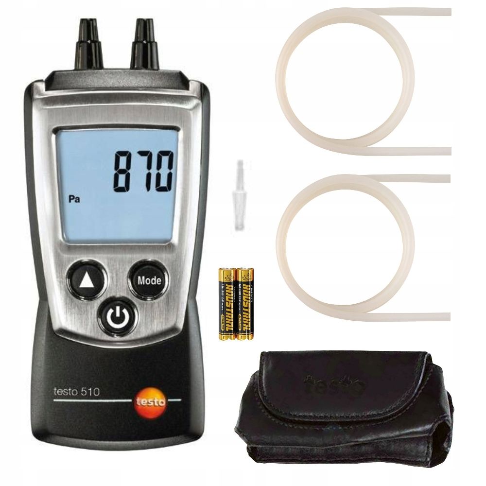 Elektroniczny manometr różnicowy Testo 510 - ERLI.pl