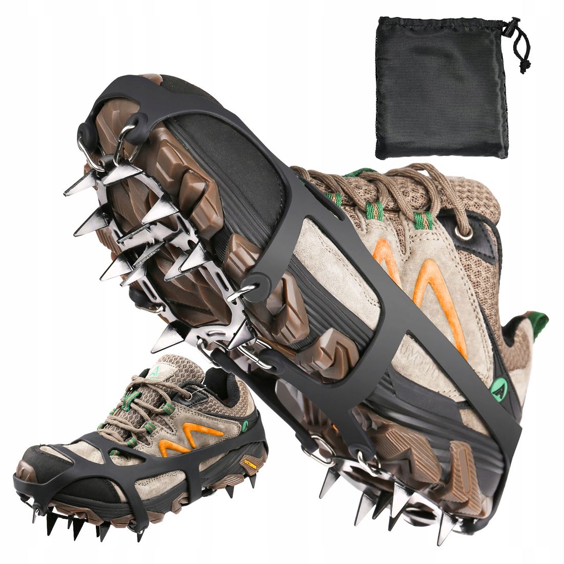 RAKI NA BUTY raczki turystyczne r. 37-45 kolce PRO - ERLI.pl