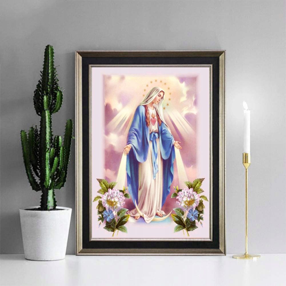 Diamond Painting HAFT DIAMENTOWY Matka Maryja 5D - ERLI.pl