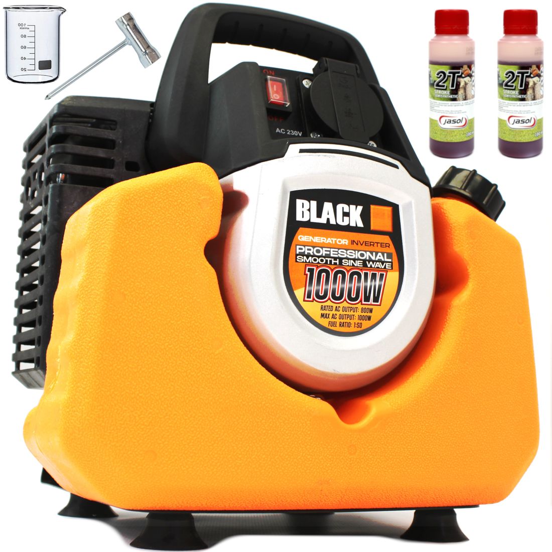 AGREGAT PRĄDOTWÓRCZY GENERATOR INWERTOROWY 1000W CZYSTY SINUS 1.5KM ...