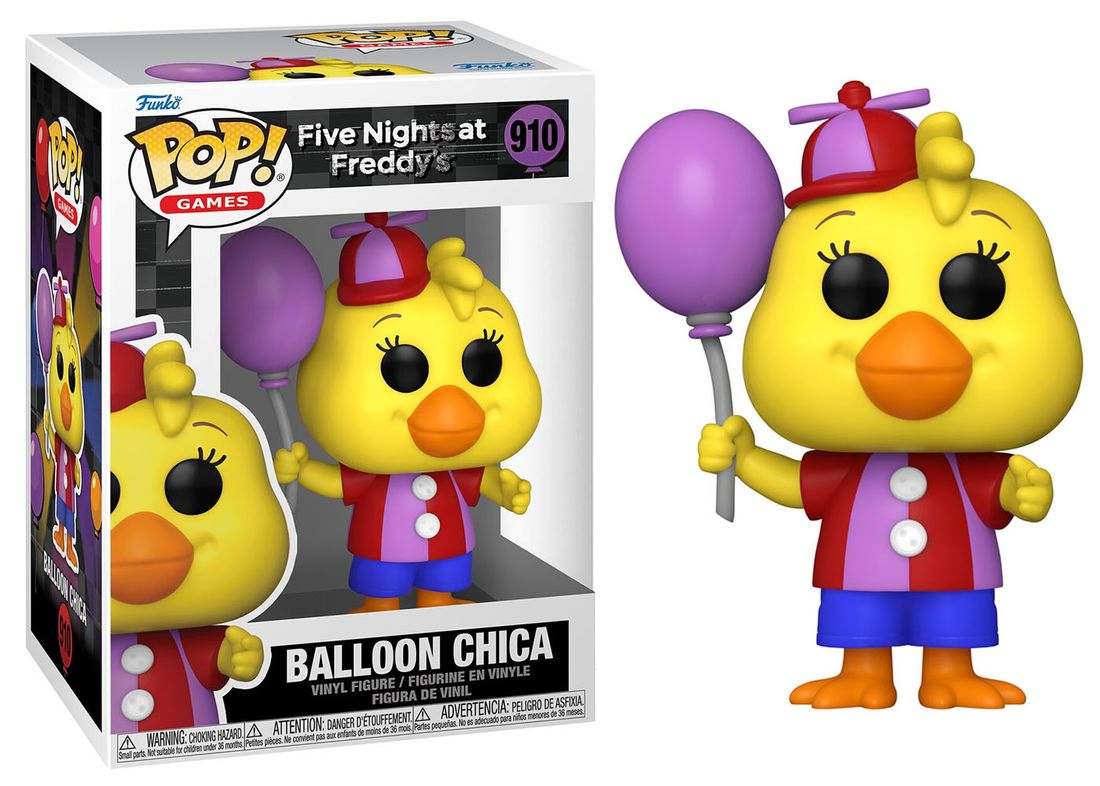 Five Nights at Freddy's FNAF Chica Balloon Figurka Funko Pop 910 ...