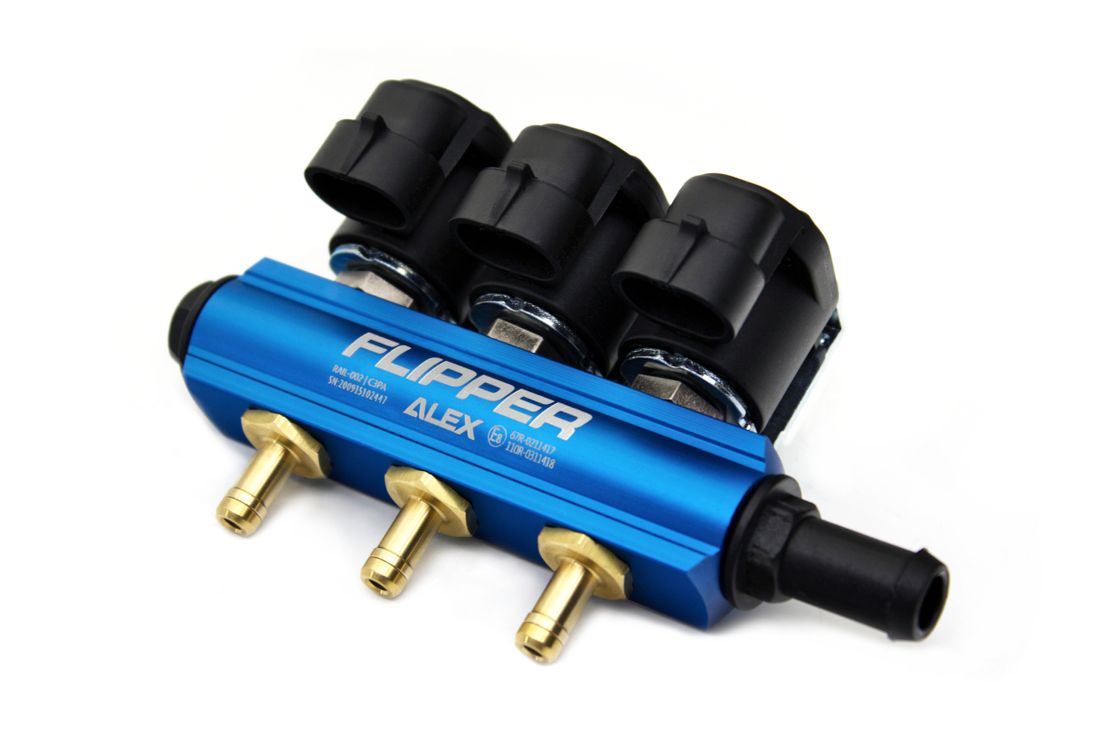 Listwa wtryskowa LPG FLIPPER 3 cyl OPTIMA KME STAG LPGTECH ZENIT – 135496566 - ERLI.pl