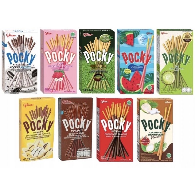 Pocky lub Pepero Paluszki z Japonii lub Korei z losowym smakiem - ERLI.pl
