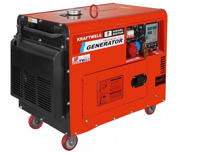 GENERATOR AGREGAT PRĄDOTWÓRCZY 9,8 KW WYCISZONY SDG9800S 3F - ERLI.pl