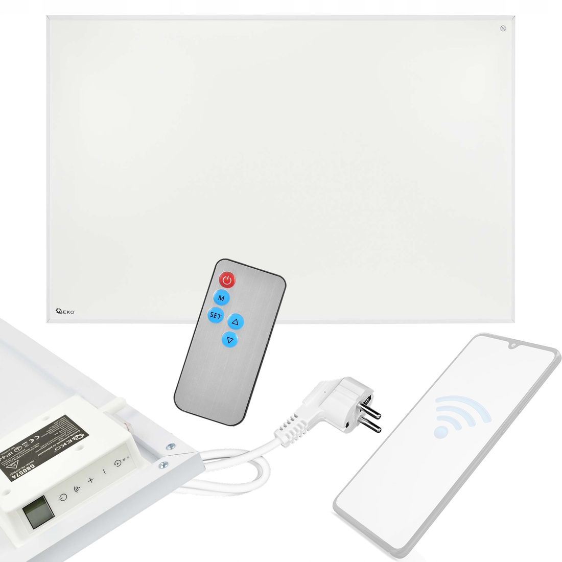 PANEL GRZEWCZY na podczerwień 960 W WiFi GEKO - ERLI.pl