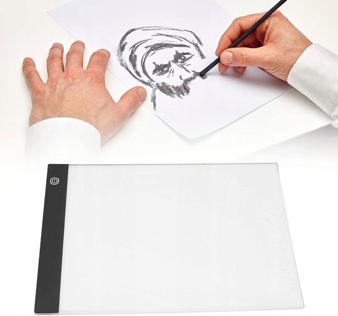 TABLET GRAFICZNY DESKA KREŚLARSKA DO RYSOWANIA LED - ERLI.pl