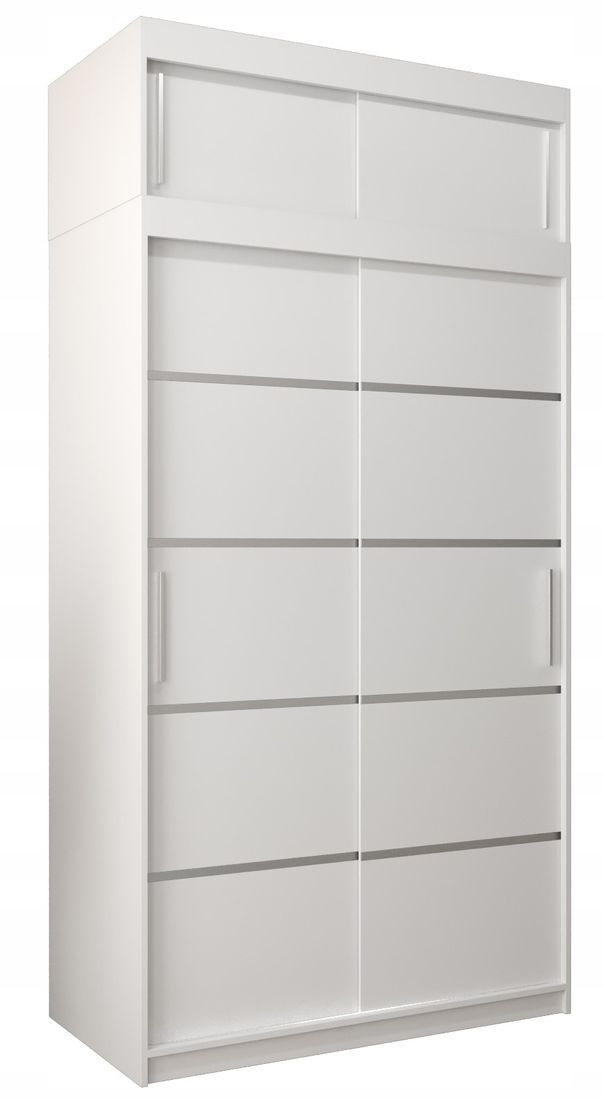 Szafa przesuwna VERONA 1 120 z nadstawką wys. 240 - ERLI.pl