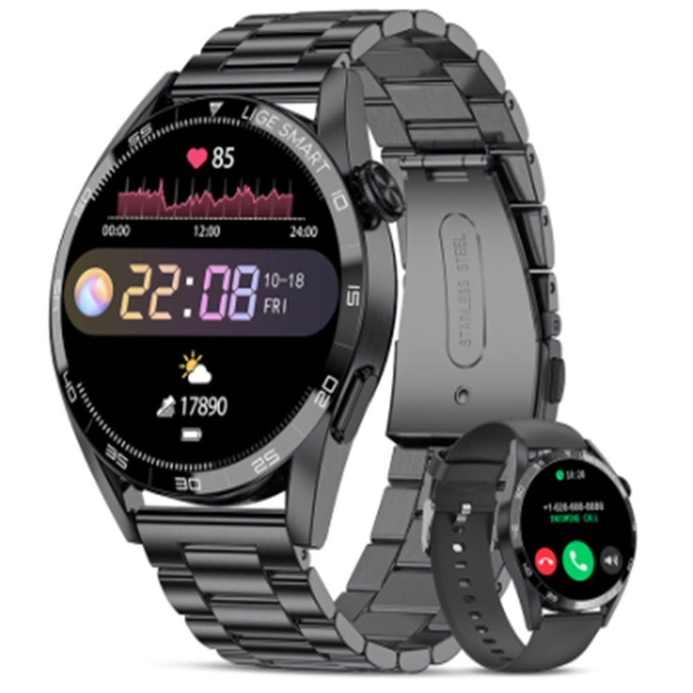 Inteligentny zegarek smartwatch NFC IOS Android - ERLI.pl