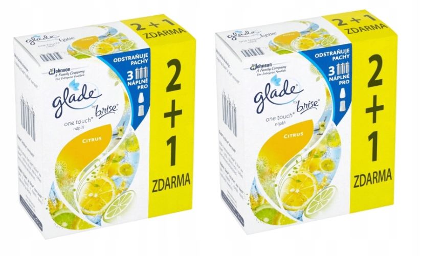 GLADE BY BRISE MINI SPRAY 3x10ml wkład Citrus x 2 – 135587498 - ERLI.pl
