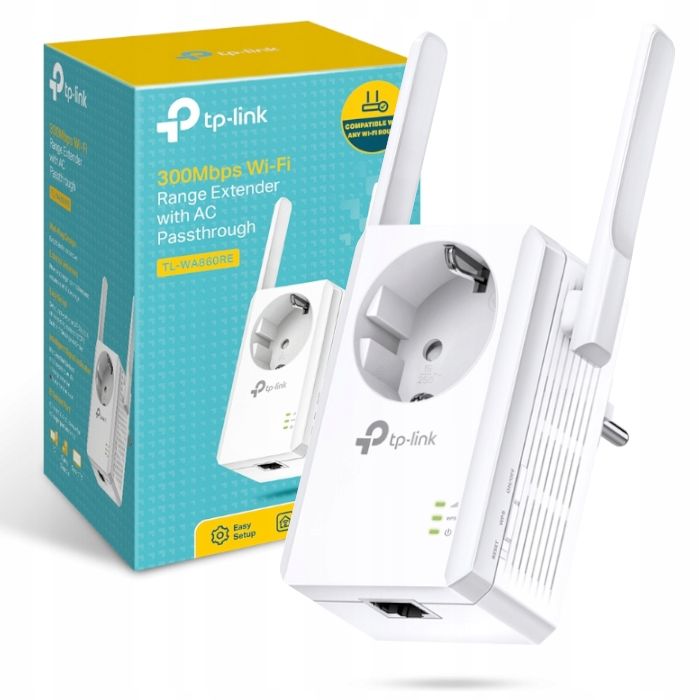 Wzmacniacz WiFi 4 repeater TP-LINK TL-WA860RE – 141326169 - ERLI.pl