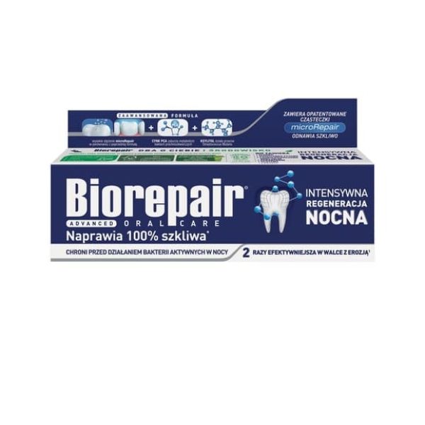 Biorepair Night, pasta do zębów na noc, 75 ml - ERLI.pl