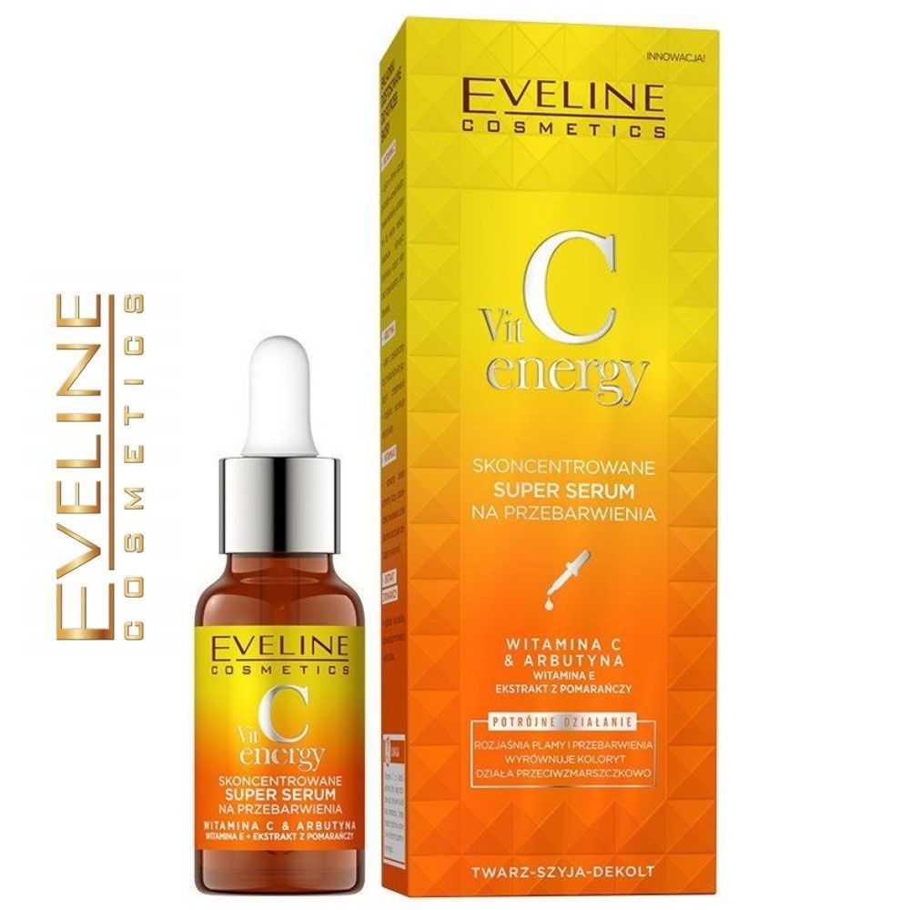 Eveline Skoncentrowane SUPER Serum na Przebarwienia Witamina C & Arbutyna – 135428857 - ERLI.pl