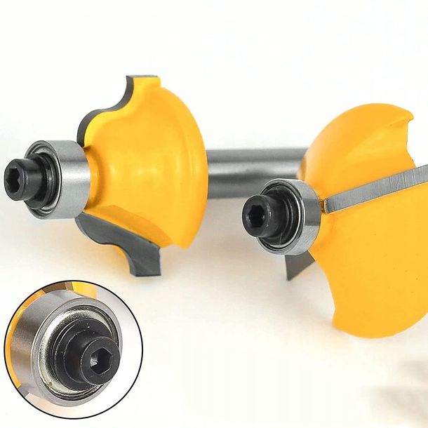 FREZY KSZTAŁTOWE DO DREWNA ZESTAW FREZ DO FREZARKA - ERLI.pl